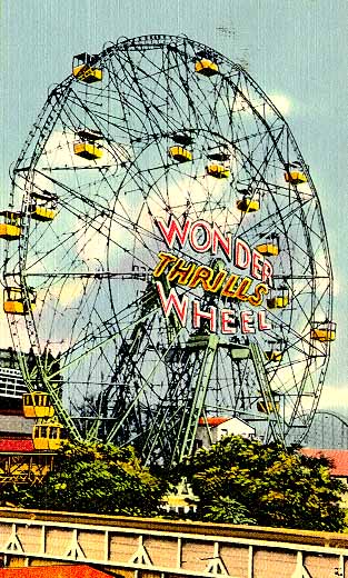 Coney Island 1949 - Wonder Wheel